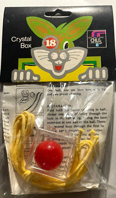 Crystal Box Magic Trick Hong Kong Chu's Quality Magic Vintage New | eBay