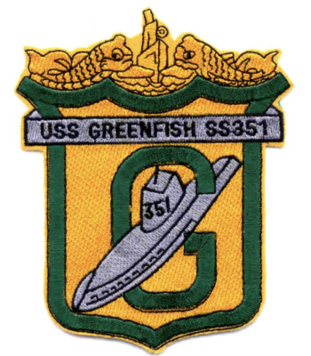 4.75" NAVY USS SS-51 GREENFISH SUBMARINE EMBROIDERED PATCH | eBay