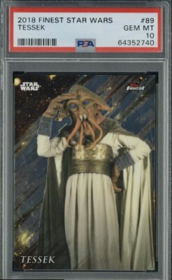 2018 Topps Finest Star Wars #89 Tessek PSA 10 GEM MINT | eBay