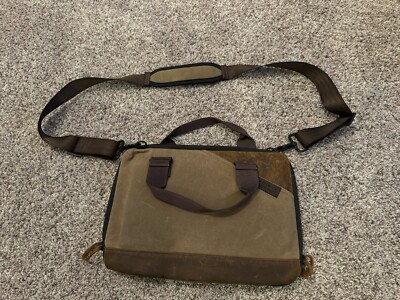 Waterfield Designs Zip Brief, Waxed Canvas And Leather. SF Bags ...