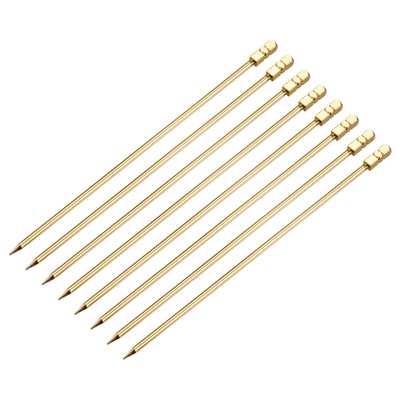 Metal Cocktail Picks 8Pcs, Reusable Cocktail Toothpick Cuboid Shape ...