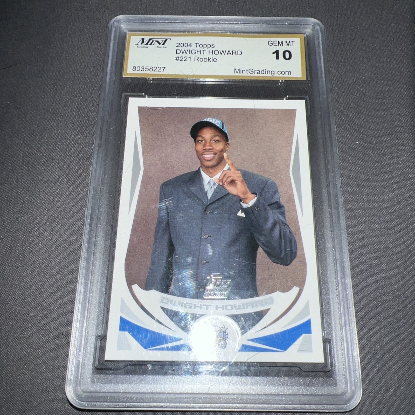 2004 Topps Dwight Howard #221 Graded PSA 10 GEM MT ROOKIE RC Magic | eBay