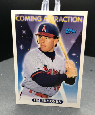 1993 Topps Angels Jim EDMONDS #799 (R) Mint | eBay
