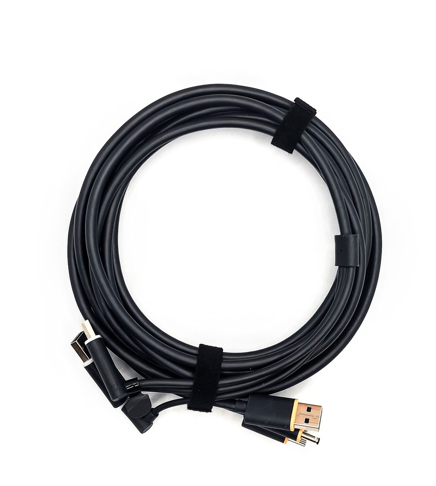 Genuine HTC Vive VR Headset 3-in-1 Replacement Cable 5-meter (Round) | eBay