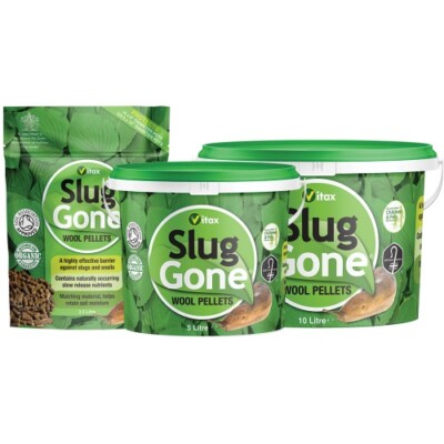 Vitax Slug Gone Wool Pellets Organic Safe Effective Slug & Snail ...