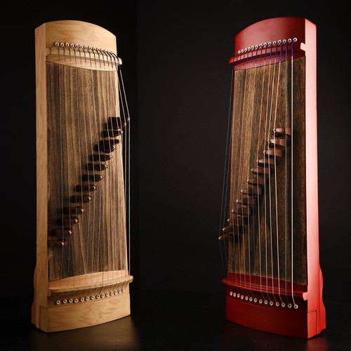 Chinese Zither 70cm Small Zither Instrument Complete Accessories of ...