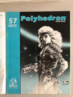 TSR RPGA Polyhedron Magazine #57 w/ mailing cover Rakshasa AD&D ...