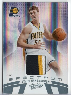 2010-11 Absolute Memorabilia Tyler Hansbrough #83 Pacers Prime Spectrum ...