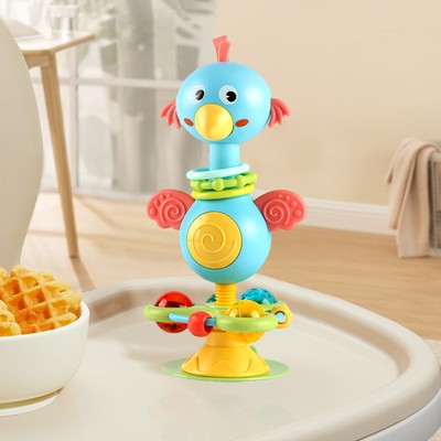 Vacuum Suction Cup Spinner Toy Musical Rattle for Dining Chair Playtime ...