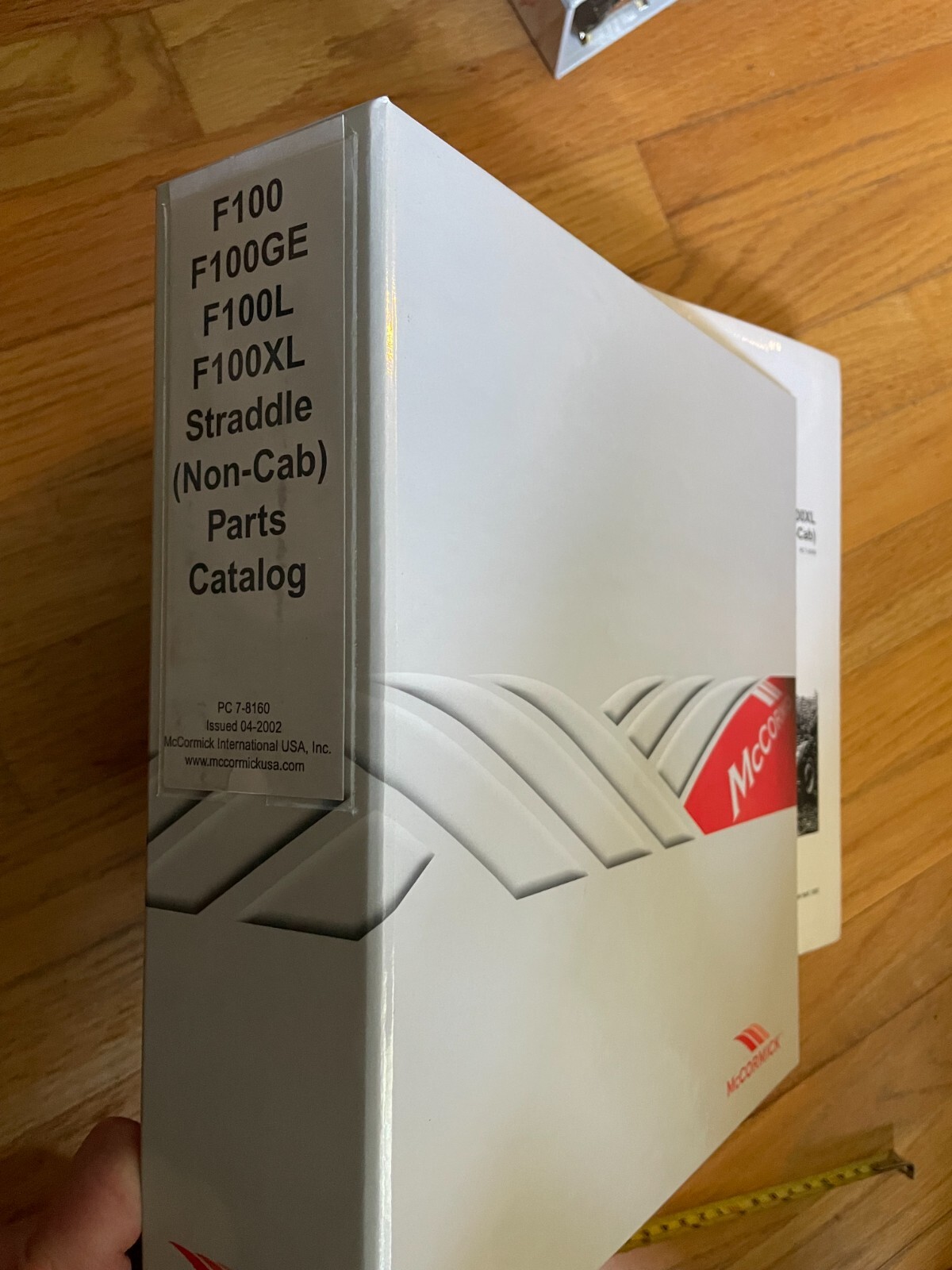 McCormick Non-Cab F100 F100GE F100L F100XL Parts Catalog - Hard Copy ...