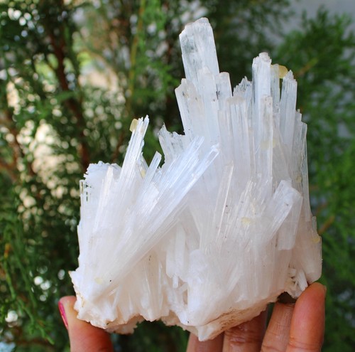 Calcite Crystal On Milky Scolecite Formation On Matrix Minerals Specimen #M58 | eBay