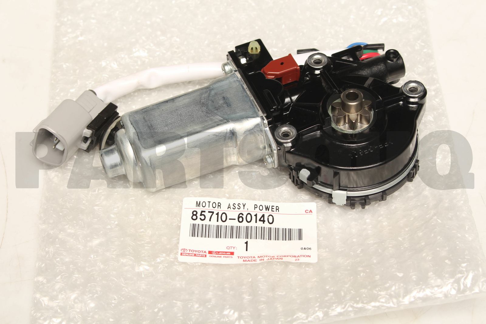 8571060140 Genuine Toyota MOTOR ASSY, POWER WINDOW REGULATOR, FRONT RH ...