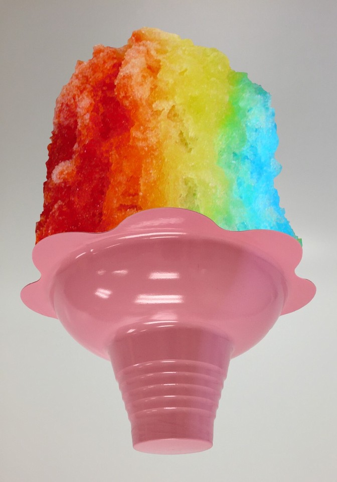 Shave Ice / Snow Cone Flower Cups, 4 ounce (small), Case of 1000, FREE ...