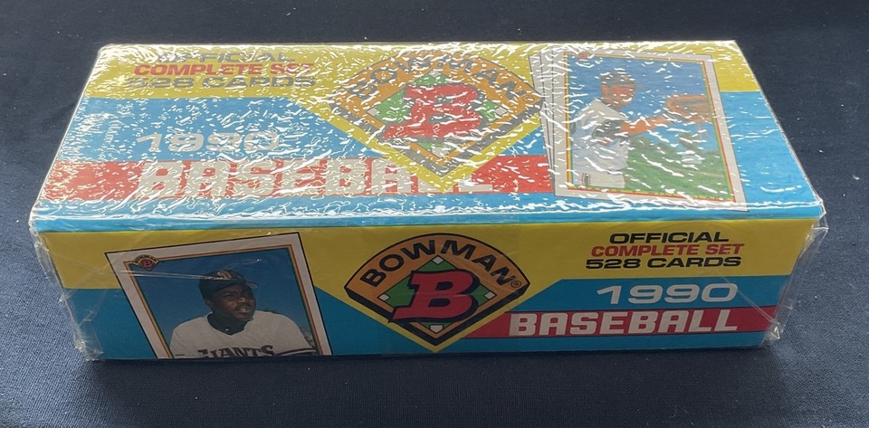 1990 Bowman Baseball Complete Factory Set Sealed - 528 Cards - Frank ...