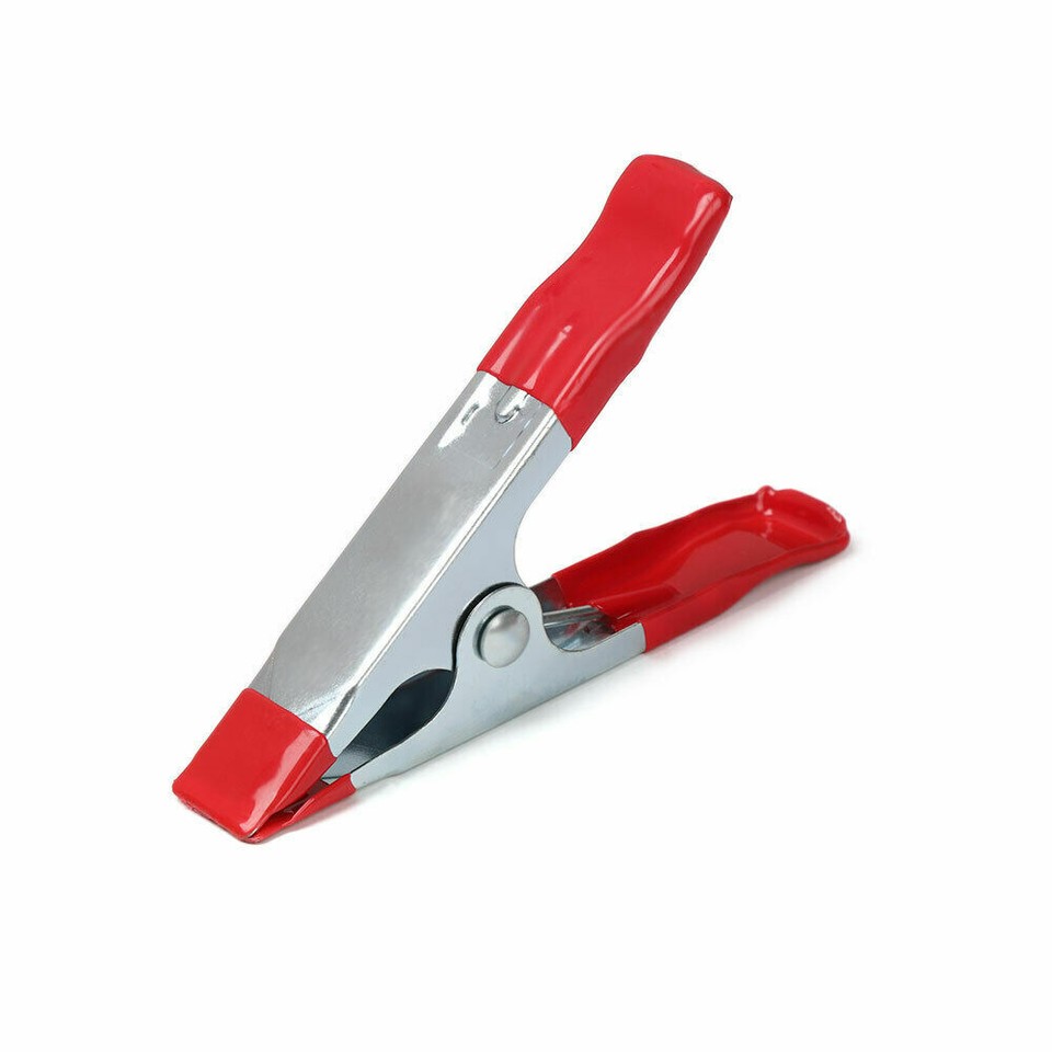 4 x 4" inchMetal spring clamp with pvc cushion coated grip handle with ...