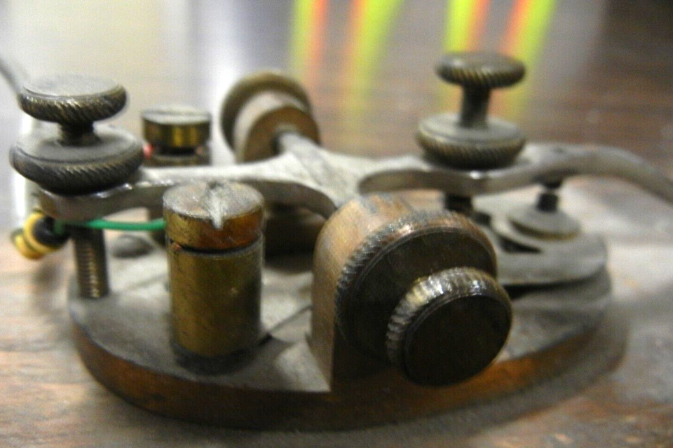 Reeve Ham Radio Morse Code CW Telegraph Straight Hand Key | eBay
