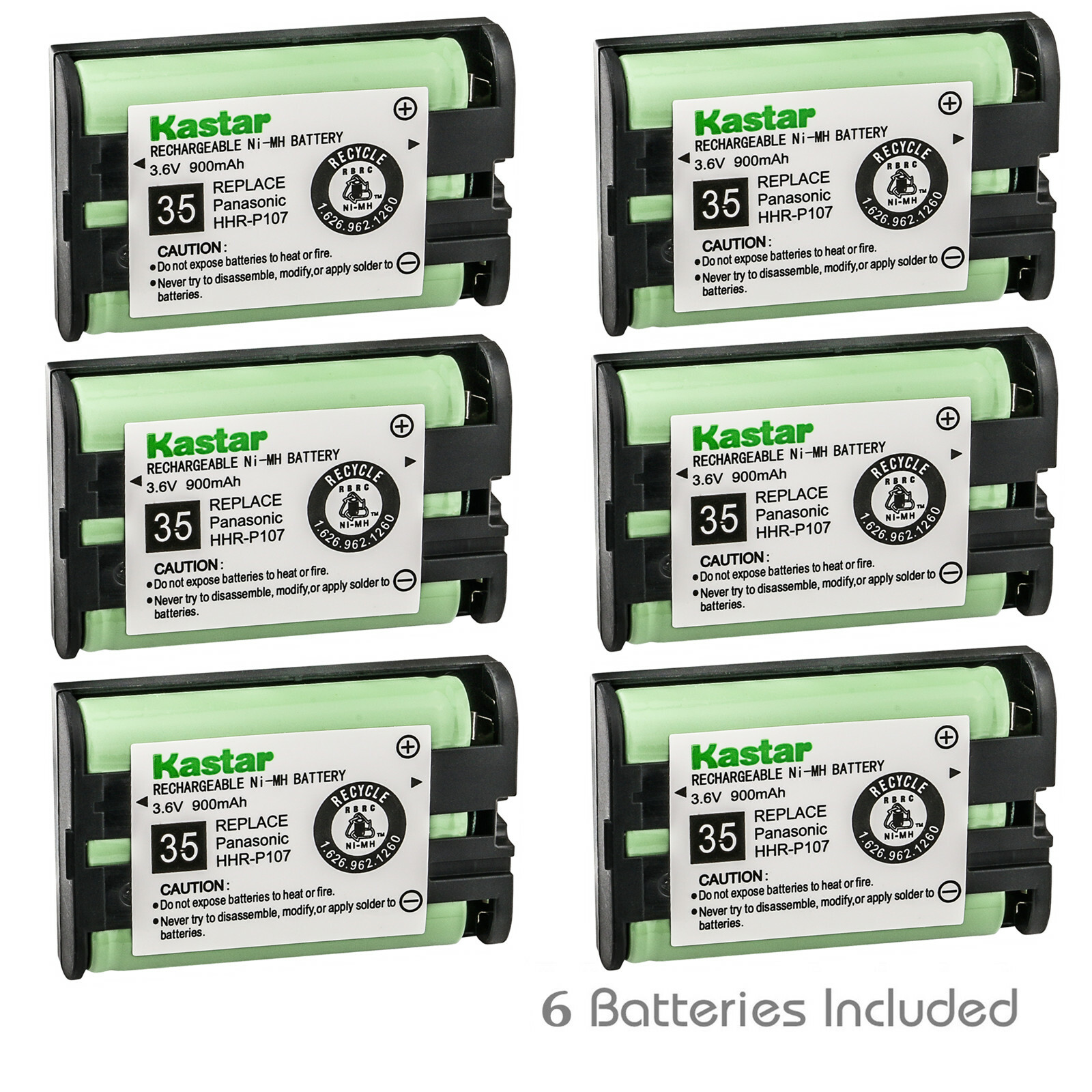 Battery for Panasonic HHR-P107 HHR-P107A HHR-P107A/1B BB-GT1500 GT1540 ...