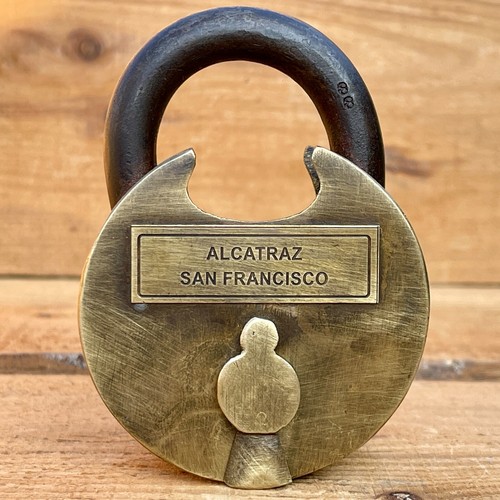 Alcatraz San Francisco Prisoner Transfer Lock, Brass Lock W/ Two Keys ...