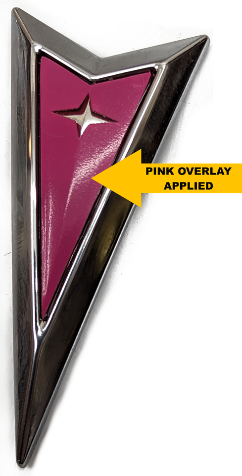 Pontiac Solstice REAR 2006 - 2008 Emblem Logo OVERLAY Vinyl Decal Color ...