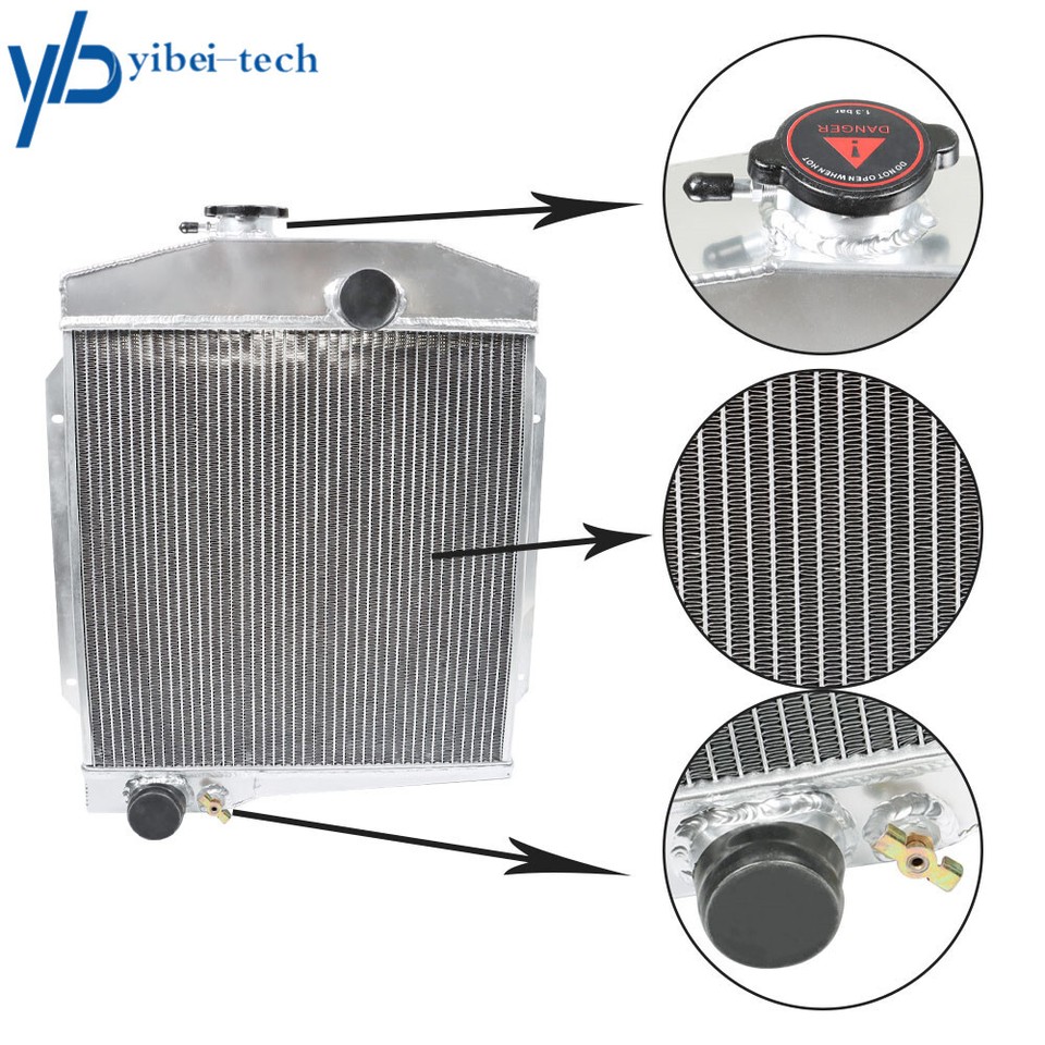 4 Row Radiator For 1961-1971 International Harvester Scout L4 MT 3.2L 2 ...
