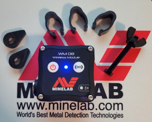 Minelab Metal Detector WM 08 Wireless Module Equinox 600 800 Clips ...