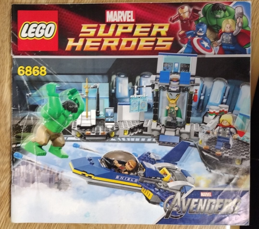 LEGO Hulk's Helicarrier Breakout Set 6868 Instructions | eBay