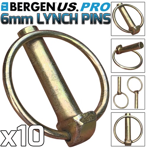 Lynch Pins 10X 6mm linchpin lynchpin Linch Pins For Trailers Horse Box ...