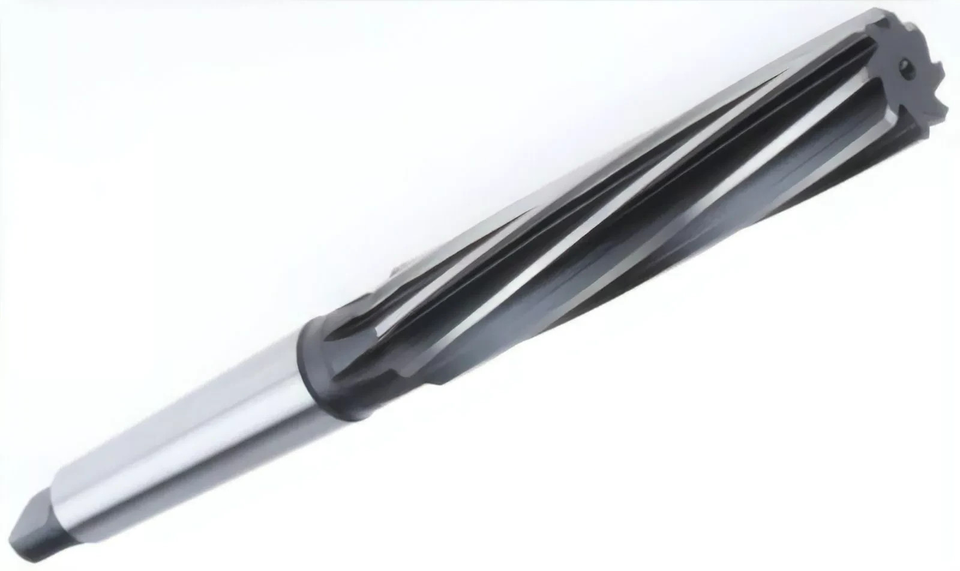 HSS Machine Reamer Dia 10 MM With Taper Shank MT 1 - Cut Edge 66 MM ...