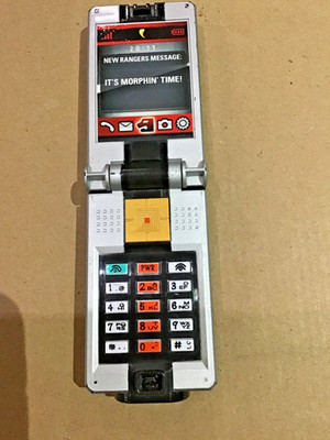 Power Rangers Samurai Flip Phone Morpher perfect working order Bandai ...