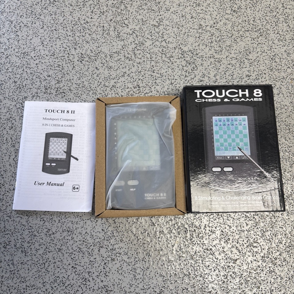 Handheld Electronic Chess Board 8 in 1 Touch Computer Game Chess ...