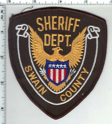 Swain County Sheriff (North Carolina) 1st Issue Uniform Take-Off Patch ...