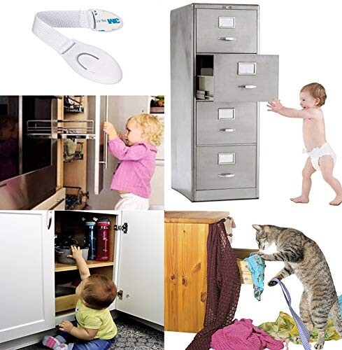 Baby Kids Safety Lock Box Drawer Cupboard Cabinet Fridge Door Child ...