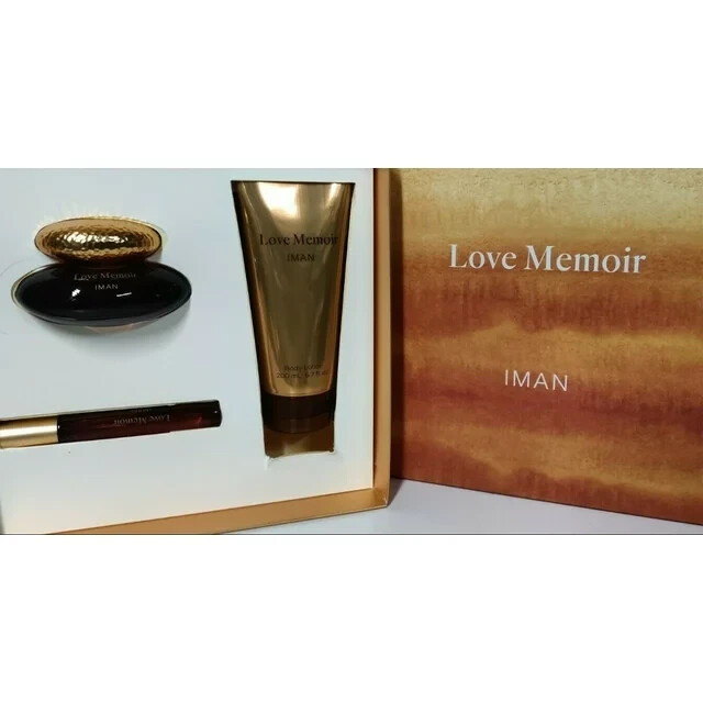 Love Memoir IMAN Eau de Parfum Set Tribute to (David Bowie) ~3 Piece ...