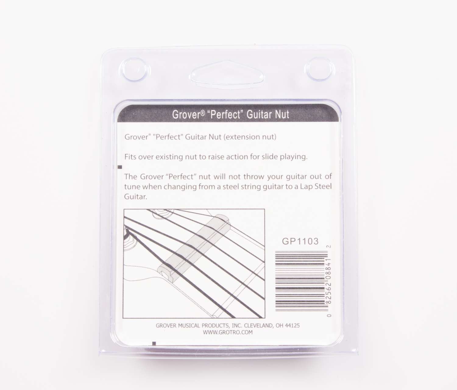 Grover Perfect GP1103 Guitar Extension Nut - convert any guitar to lap ...