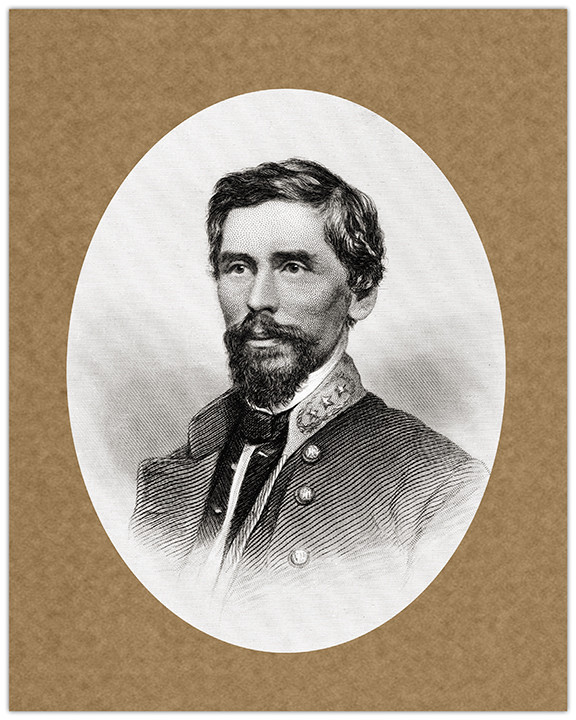 PATRICK CLEBURNE Confederate General 8x10 Rare Engraving CIVIL WAR RP ...