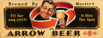 Arrow Beer 6" x 18" Metal Sign | eBay