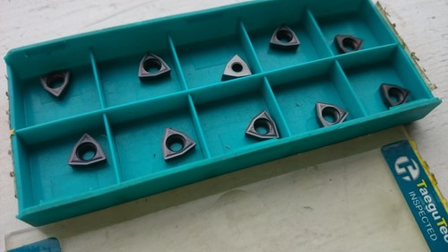 10 Taegutec carbide inserts WCGX 040204-S TT9030 ( WCGX040204 ingersoll ...