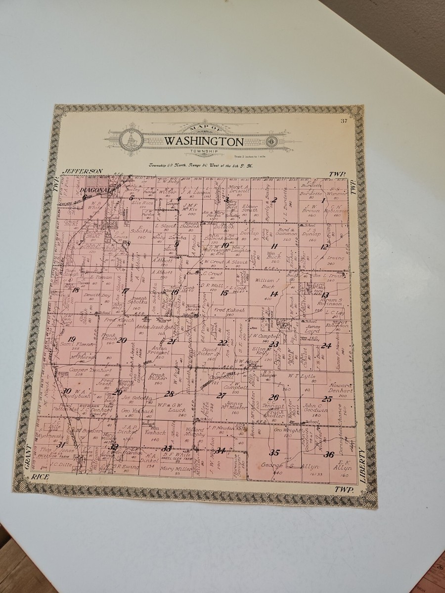 Iowa County Wisconsin Plat Maps