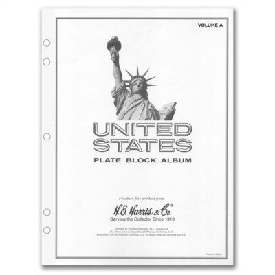 H.E. Harris Plate Block Vol. A Album Pages (1901-1963) | eBay