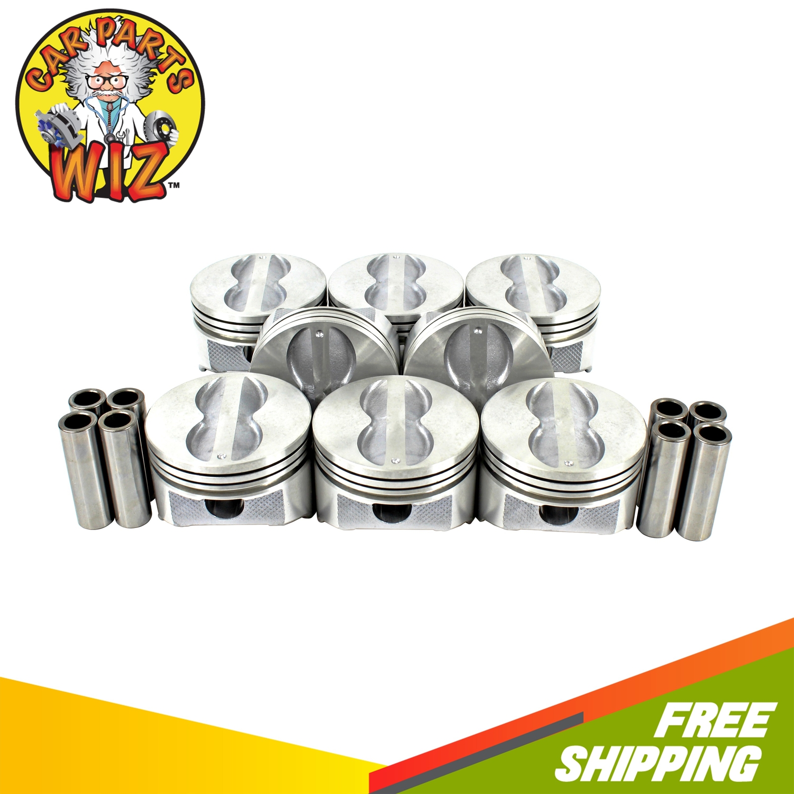 Piston Set STD Size FITS 67-95 Chevrolet GMC 5.7L V8 OHV Naturally ...
