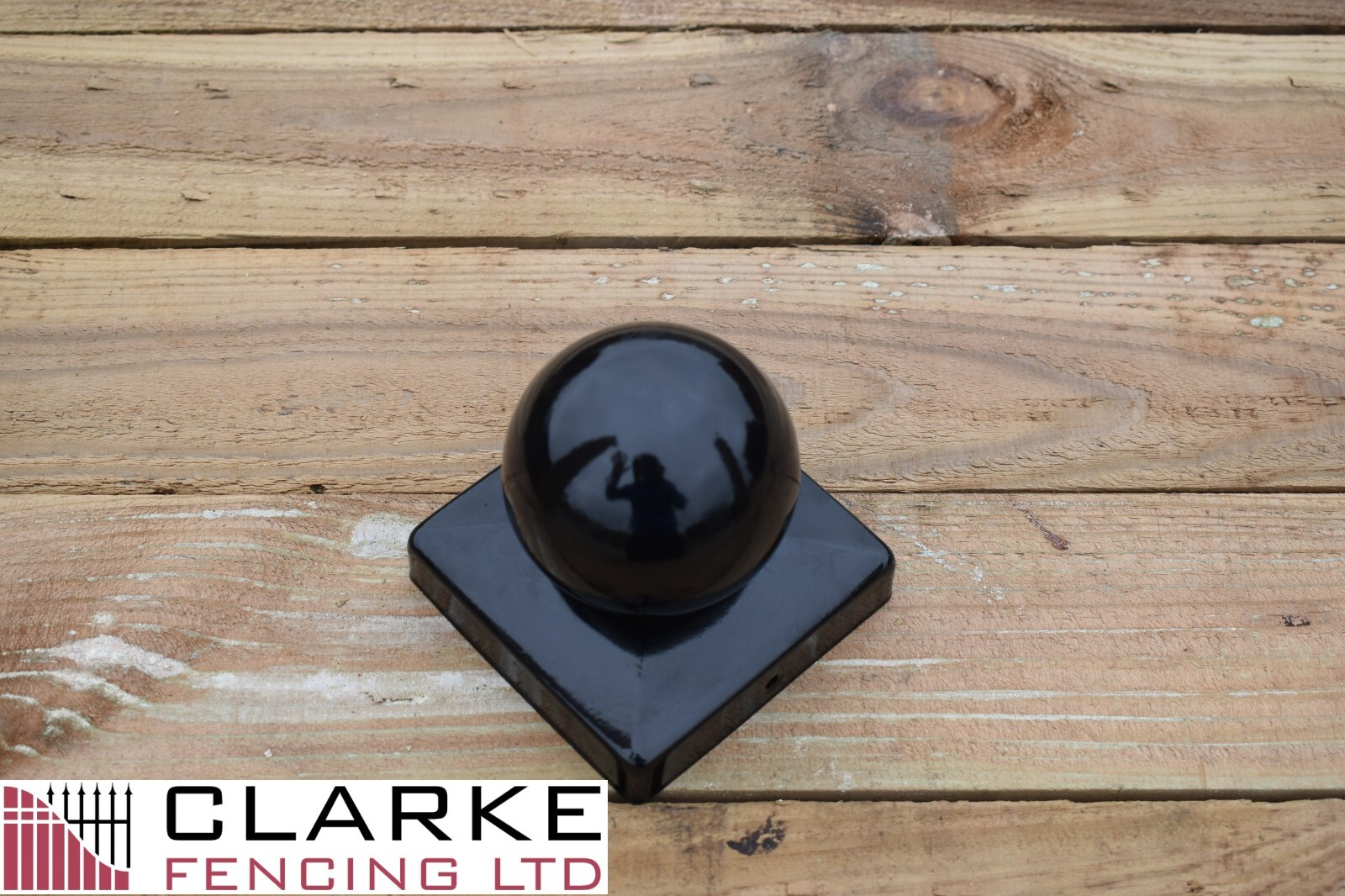 Metal Fence Post Caps Ball Finials | Suits 3x3"or 4x4" Posts ...