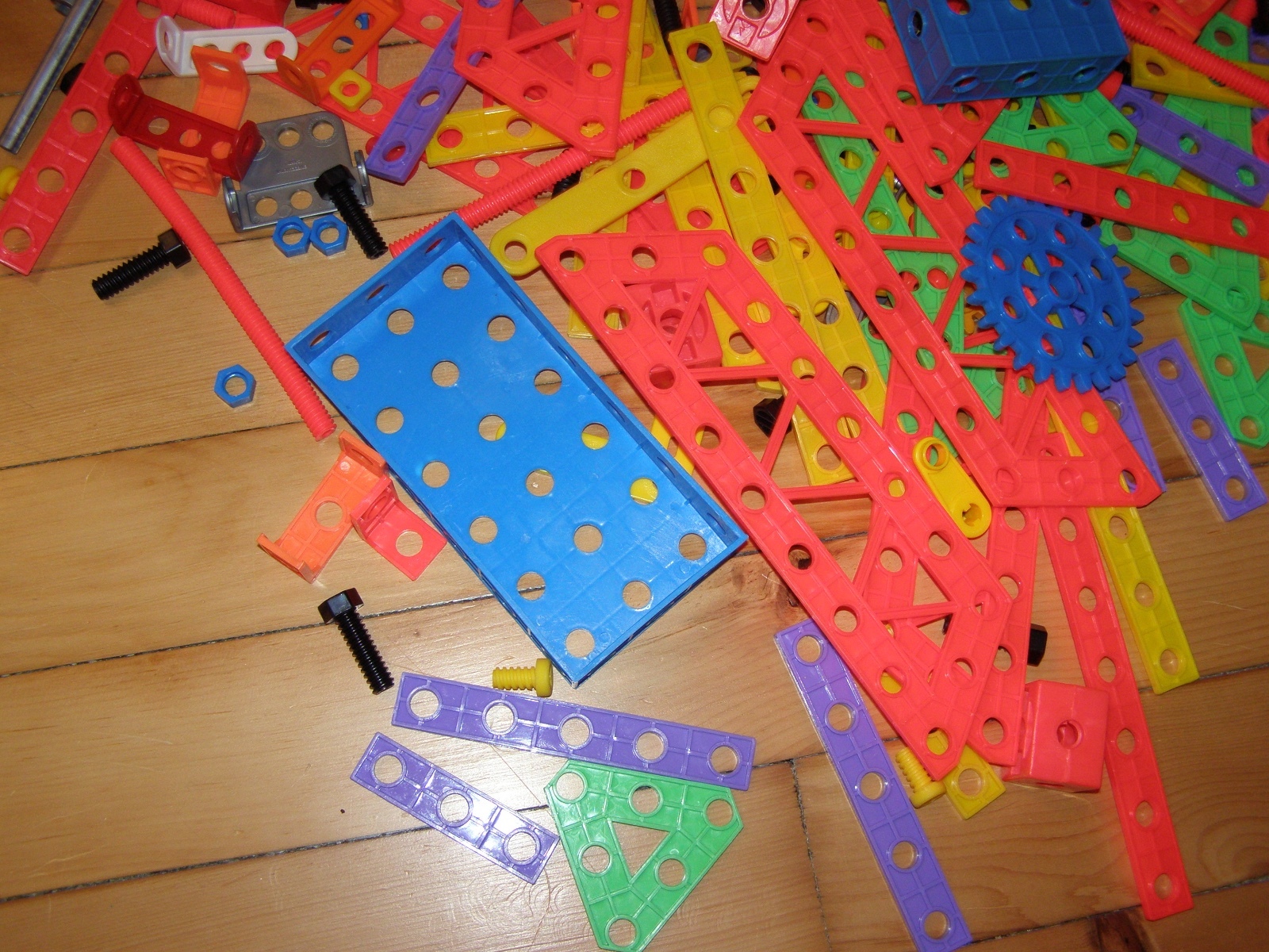 HUGE 395 Pc Meccano Mechanical 2 Erector Set #760261 + 2 Additional ...