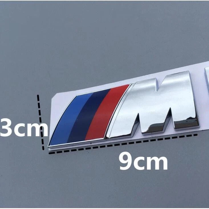 BMW M Logo Power Sport E90 M3 M5 M7 Car Sticker Front Grille Emblem ...