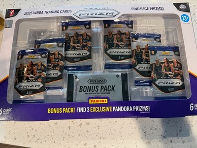 2025 Panini Prizm WNBA Costco Window Box - 6 Packs + Bonus Pack ...