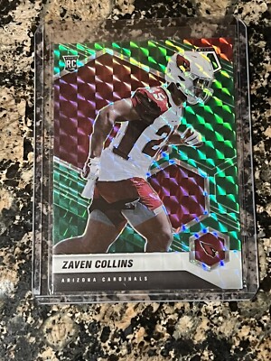 Zaven Collins Cardinals 2021 Panini Mosaic Green Prizm Rookie #363 | eBay