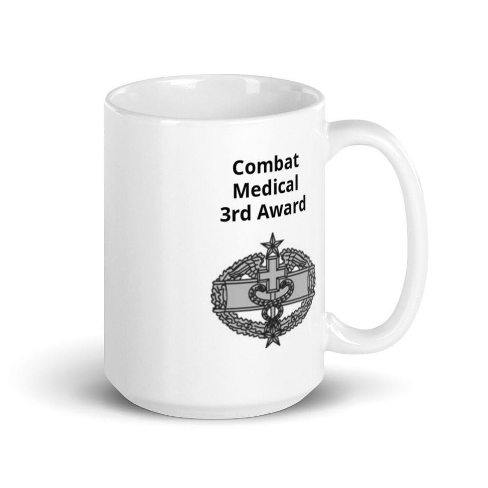 White Glossy Mug - Combat Medical 3rd Award | eBay
