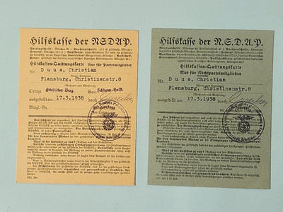 WW2 German. Two documents 1938. | eBay