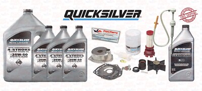 MERCURY VERADO Quicksilver L6 200-400 Oil Change Maintenance Kit ...