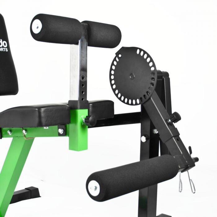 Leg Extension and Curl Machine Seated Extender Gym Bench Quads ...