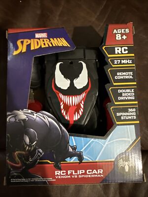 Marvel Spider-Man Venom Vs Spiderman Remote Control RC Flip Car 6” | eBay